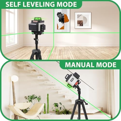 Laser Level, Laser Level with Tripod, 4 x 360 4 x 360° Laser Level with ...