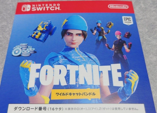 Nintendo Switch Fortnite Wildcat Bundle & 2000 V-Bucks Download Code ...