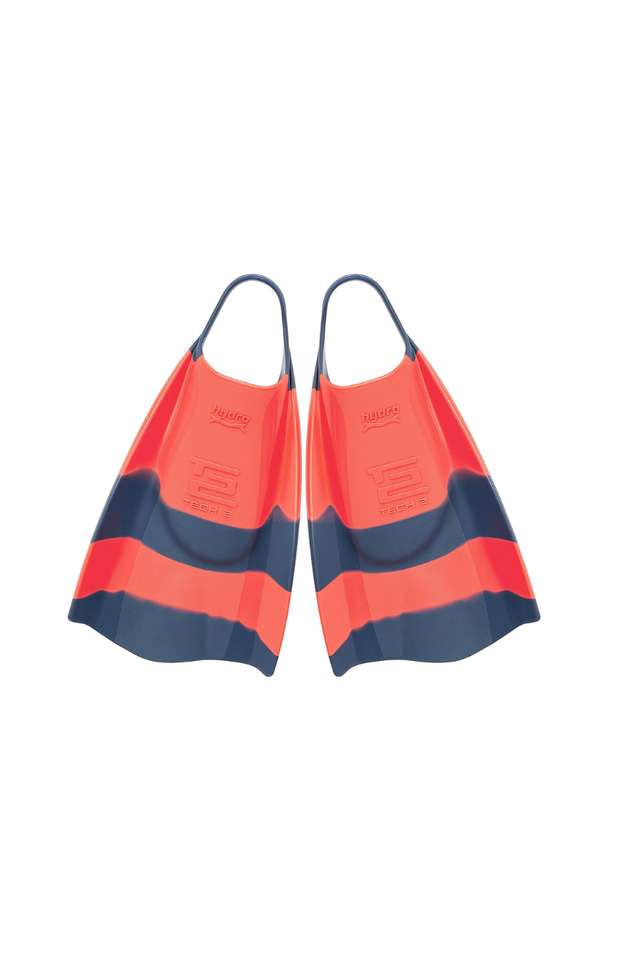 Hydro Tech 2 Swim Fins Red-Black Medium-Large Flippers Surf Bodyboard Swim Gear | eBay