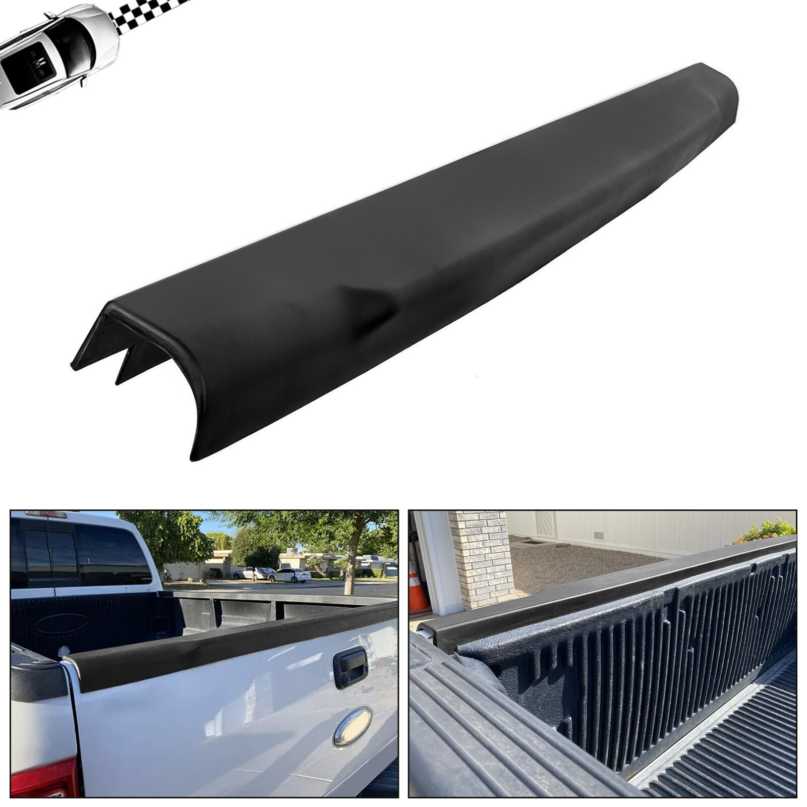 For Ford F250 F350 Super Duty 2008-2016 Tailgate Molding Top Protector ...