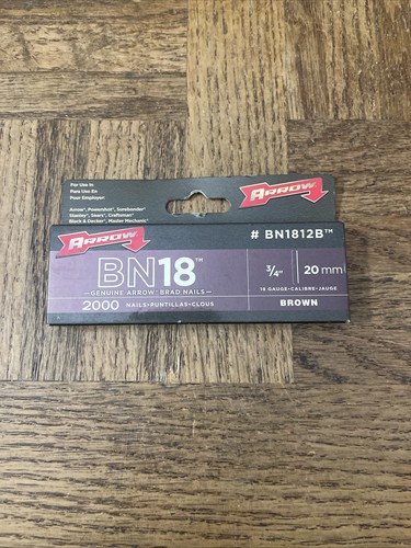 Arrow BN18 Brad Nails 3/4” | eBay