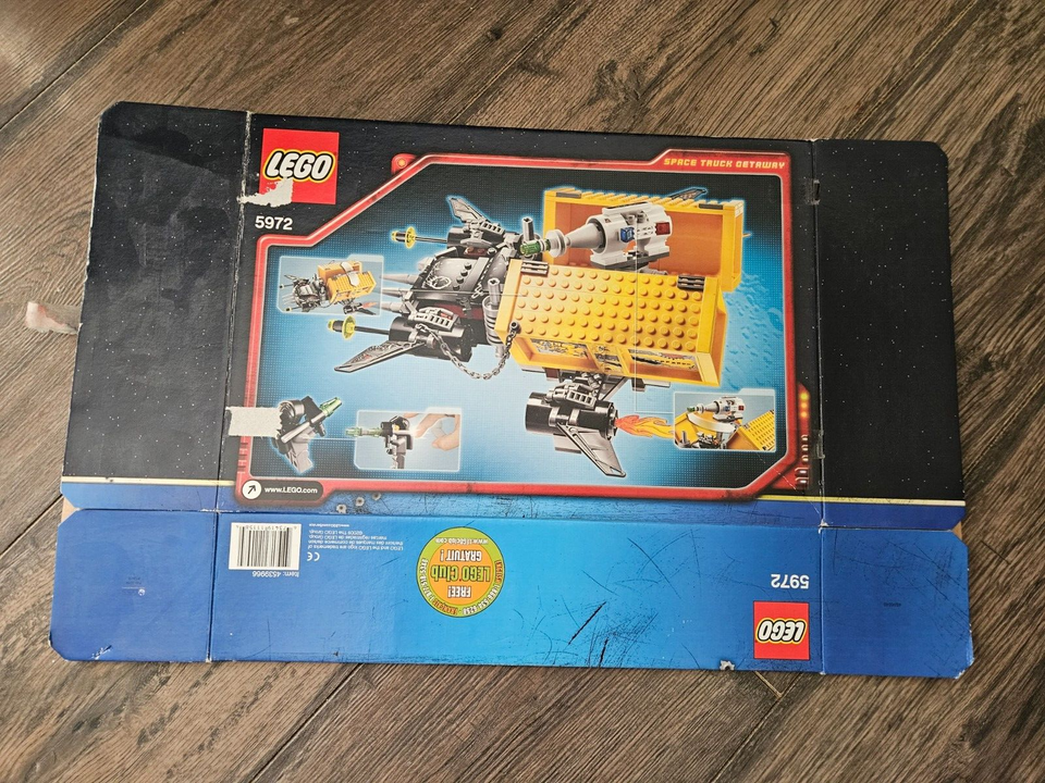 LEGO Space Police: Container Heist (5972) BOX AND MANUAL ONLY!!! | eBay