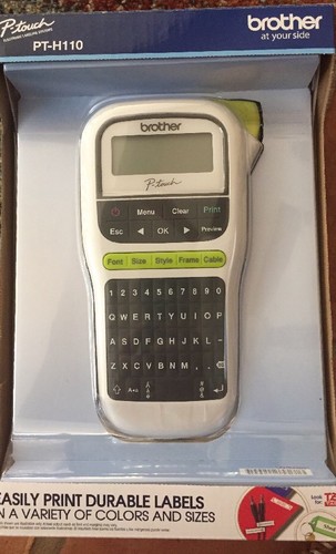 Brother P-touch PTH-110 Easy Portable Label Maker (PTH110) | eBay