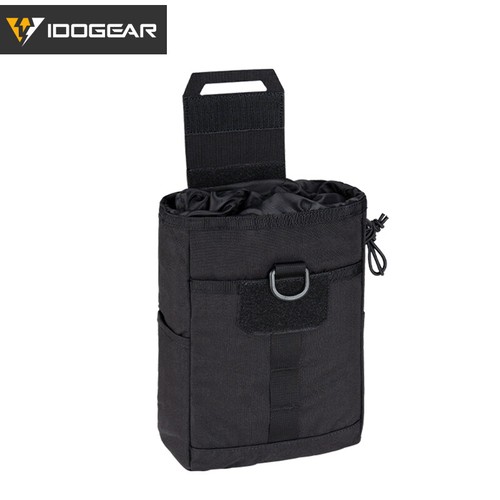 IDOGEAR Tactical Foldable Recycling Bag Dump Pouch MOLLE Drop Pouch ...