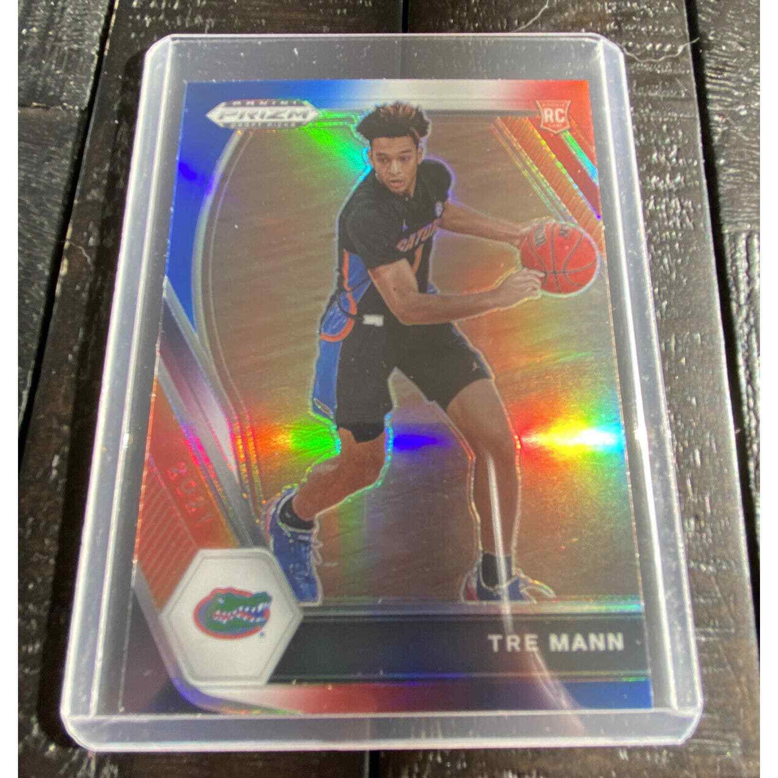2021 Panini Prizm Draft Picks 21 Tre Mann Blue Wave Prizm Not Graded ...