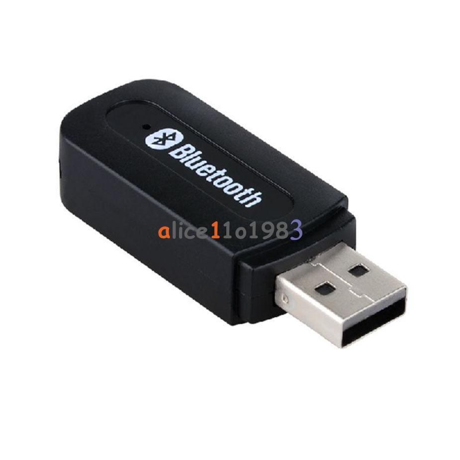 Wireless Bluetooth 3.5mm AUX Audio Mono Music Home Car Receiver Adapter ...