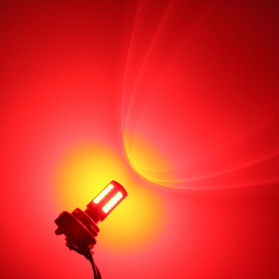 Alla 1157 198 Red LED Strobe Brake Light Bulb|Parking Light Bulb|Tail ...