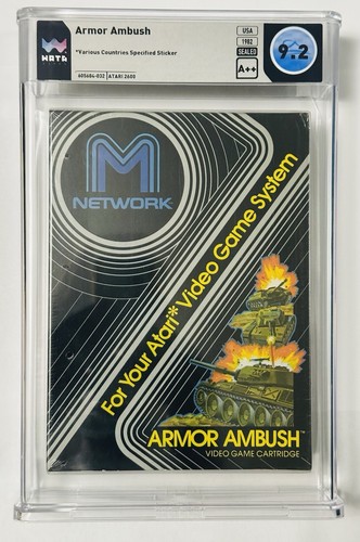M Network Intellivision New Sealed Armor Ambush Video Game 1982 WATA 9.2 A++Seal | eBay