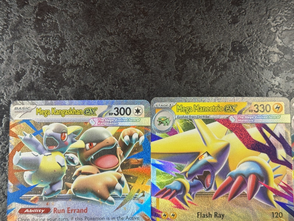 POKÉMON MEGA CARDS KANGASKHAN EX-MANECTRIC EX-VENUSAUR EX (SET OF 3 ...