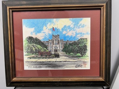 Stan Routh 1986 Baton Rouge High Baton Rouge Louisiana Art Print Signed ...