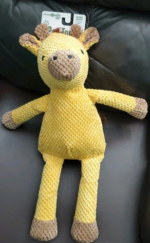 Giftable World 15" Sitting Giraffe Jumbo Dog Toy w/Squeaker & Crinkle ...