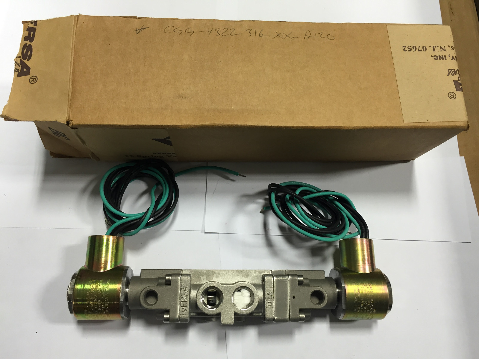 Versa valve CGG-4322-316-XX-A120 | eBay