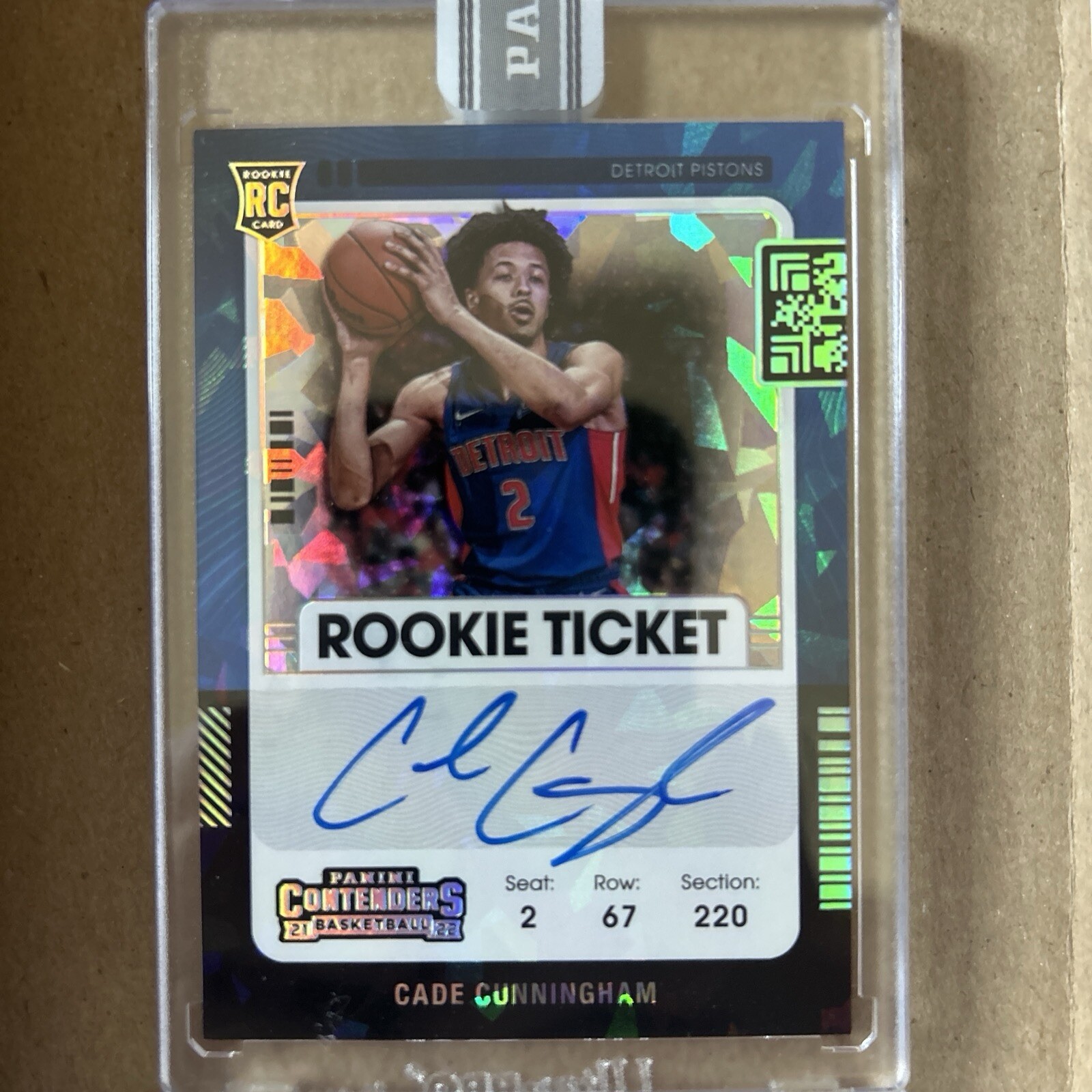 Cade Cunningham Panini White Box 1/1 Auto Contenders Rookie Ticket | eBay