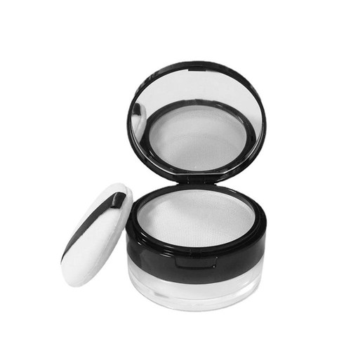 Plastic Cosmetic Container Travel Makeup Jar Empty Powder Case Loose ...