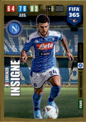 Panini Fifa 365 2020 Karten Cards 263 - Lorenzo Insigne - Fans ...