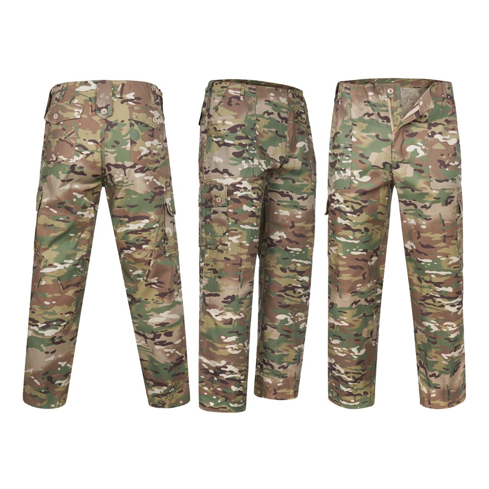 Combat Trouser US Army Military M65 Style Camo Cargo BDU SAS Ranger ...