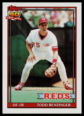1991 Topps #334 Todd Benzinger | eBay