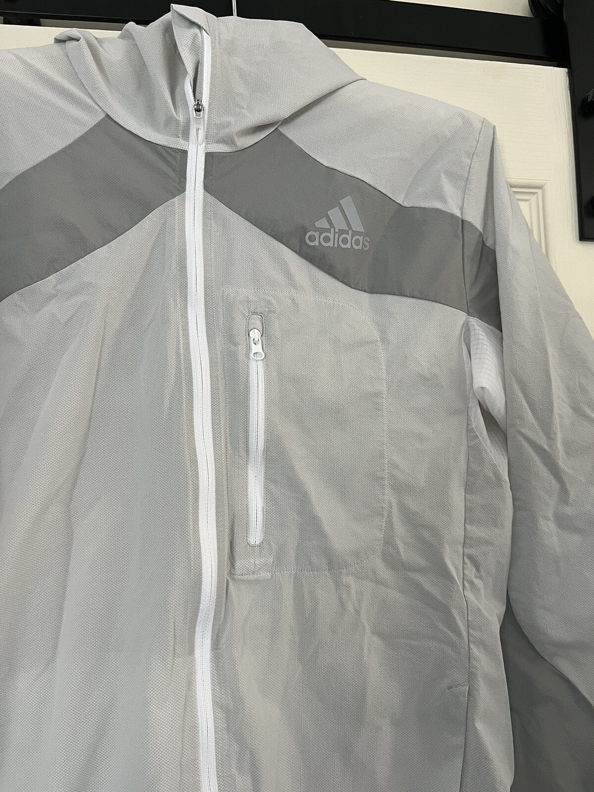 Adidas Adizero Marathon Running Jacket Lightweight Ri… - Gem