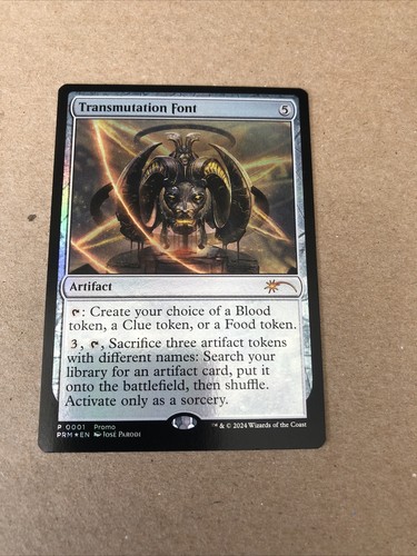 Magic the Gathering Transmutation Font Promo NM MTG | eBay