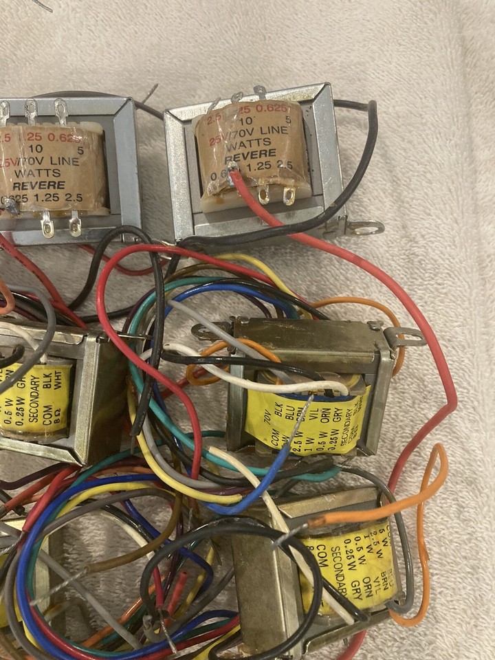 70V Line Matching transformers for PA or Background Music Systems | eBay