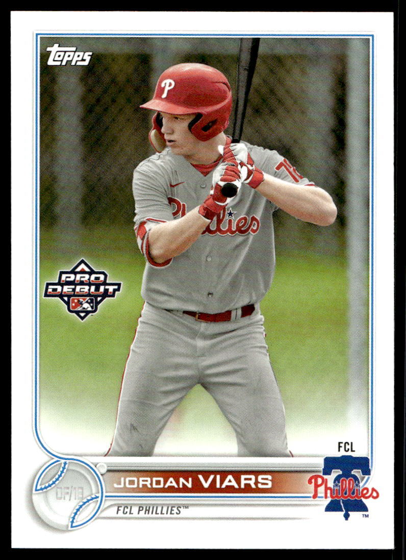2022 Topps Pro Debut PD-99 Jordan Viars FCL Phillies Baseball Card | eBay