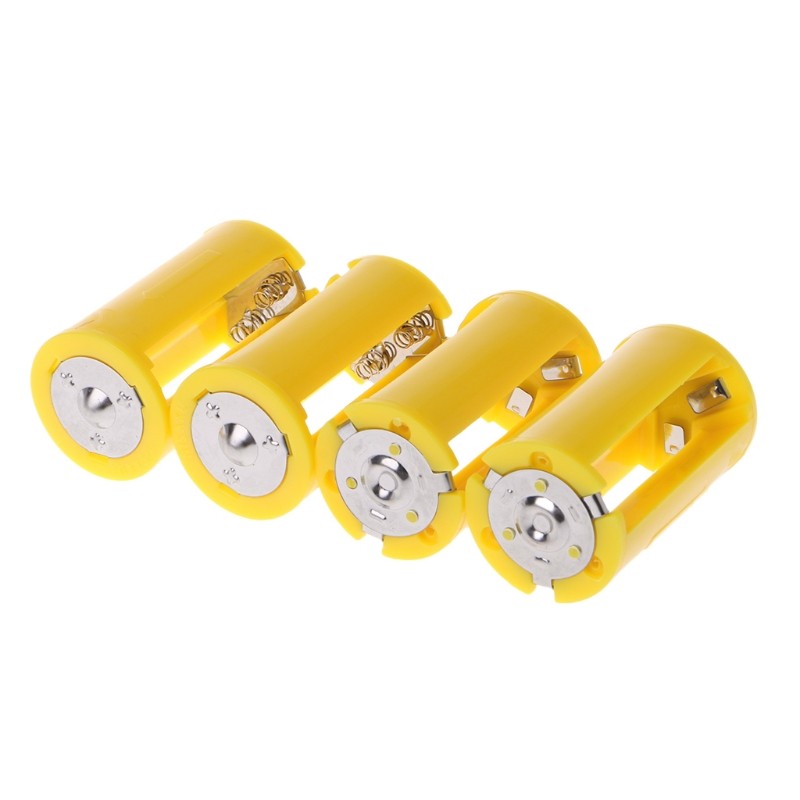 3 AA Battery To D Battery Adaptor for Case Converter Switcher End Caps ...