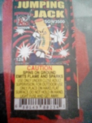 Firecracker Label JUMPING JACK LABEL IN GREAT CONDITION SEE PIX LABEL ...