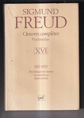 SIGMUND FREUD: OEUVRES COMPLETES PSYCHANALYSE TOME XVI. PUF. 1991. | eBay