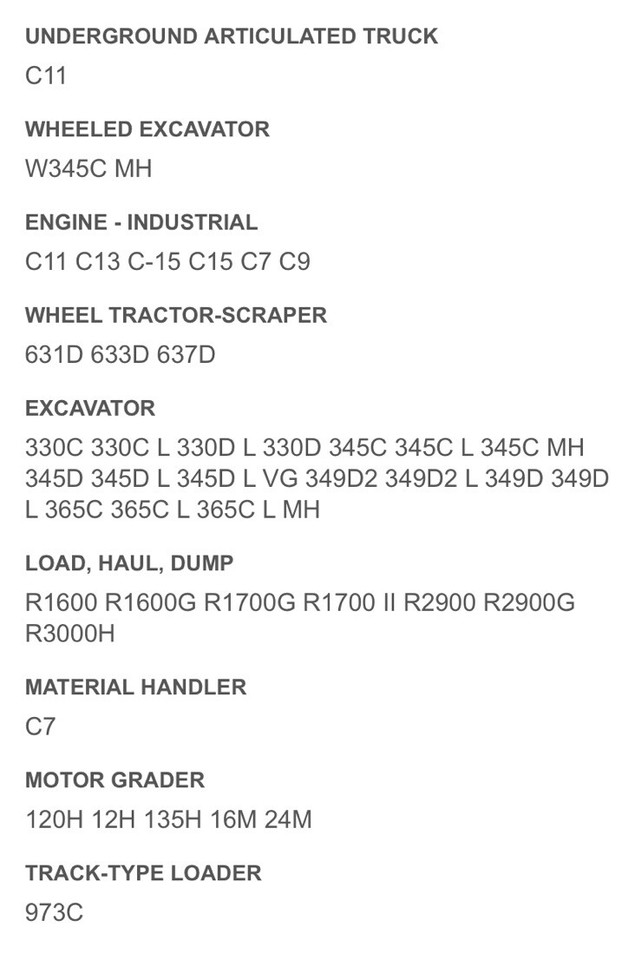 Caterpillar Oem Oil Filter Base Assembly 190-1106. Cat Nos Filter Base ...
