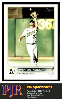 2022 Topps #349 Stephen Piscotty Oakland Athletics | eBay