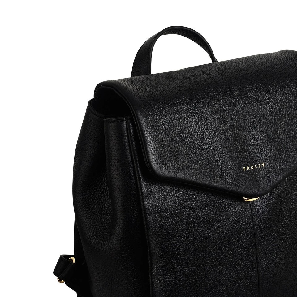 Radley Southwark Road Small Leather Backpack Black Bag Rucksack - RRP £ ...