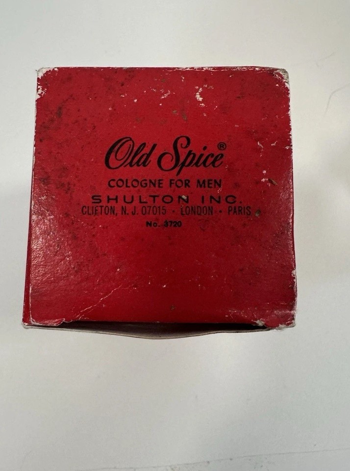 RARE VTG Old Spice Cologne For Men Full 4 Oz Original Box Star Cap Pre ...