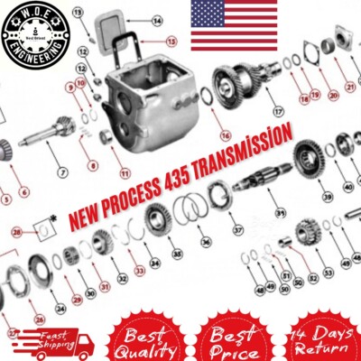 NP435 Manual Transmission Parts & Rebuild Kits | Front | Aftermarket ...