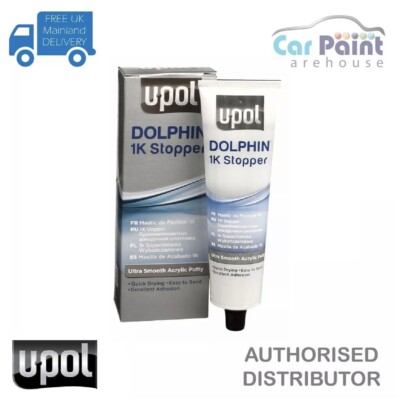 U-POL Dolphin 1K Stopper Putty Car Body Filler 200g 1K Repair Paste ...