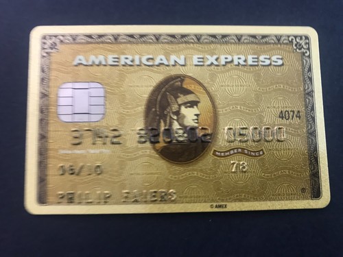American Express Gold Card. | eBay