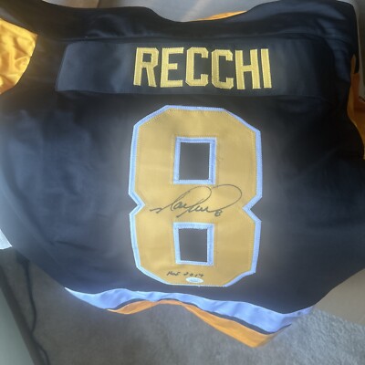 Mark Recchi Autographed/Signed Jersey XL JSA Black Jersey | eBay