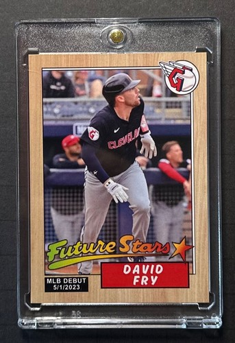 2023 David Fry Future Stars MLB Rookie Card MLB Debut Cleveland ...