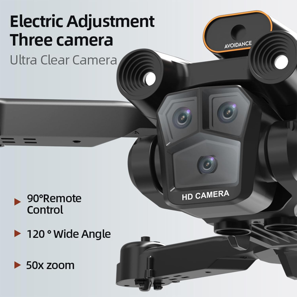 C12 Foldable Drone with 1080P Camera, HD Dual Camera Remote Control ...