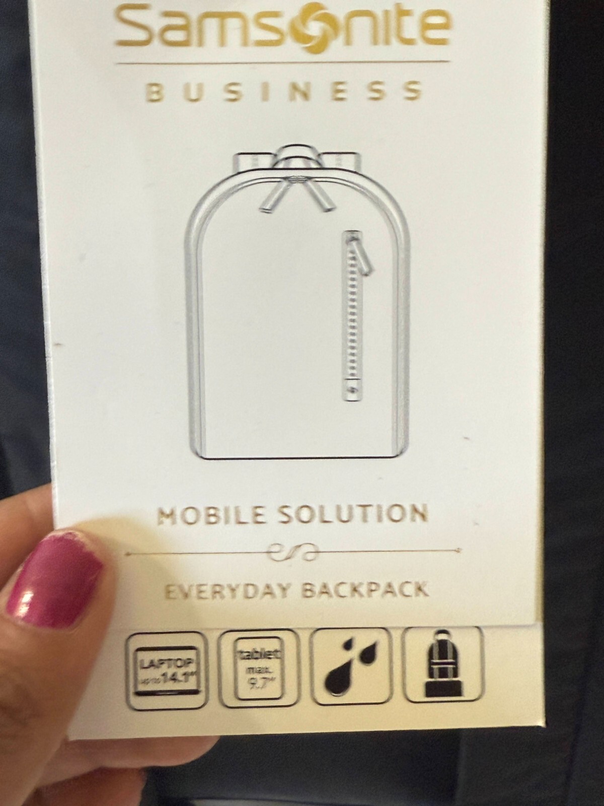 New Samsonite - Mobile Solution Everyday Backpack - Black | eBay