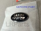 Land Rover Discovery 1 Black On Silver Front Grille Badge Genuine Part ...