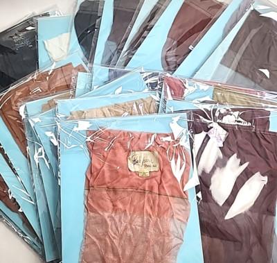 24 Garter Nylon Stockings Beige Blue White Vintage 1950-1960's PLUS 8 ...