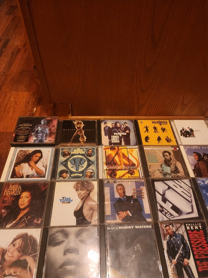 Huge Lot of 47 CDs Rap Hip-hop R&B 1990s 2000s 👑 Toni Braxton Mary ...