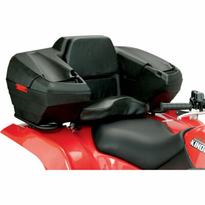 Moose ATV Rear Seat Rack Cargo Storage Trunk Box Passenger Luggage Tail ...