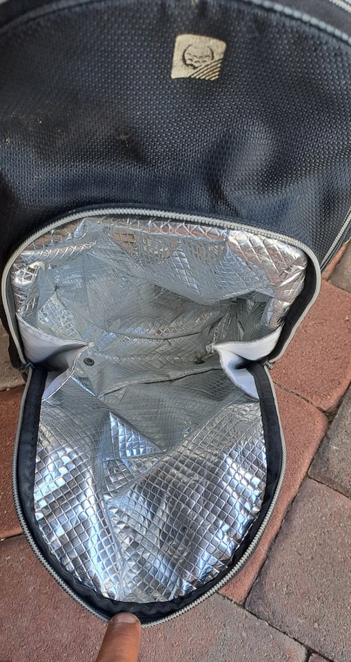 Golf Cart Bag TAYLORMADE Juggernaut 14 15 Div Black Shoulder Strap Rain ...