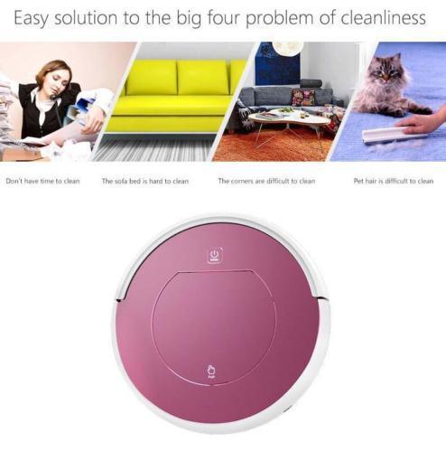 22W Smart Auto Cleaning Robot Remote Control Home Sweeping Dust Vacuum ...