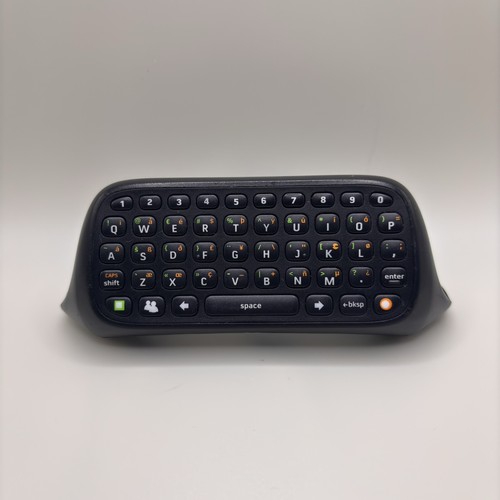 Official Microsoft XBOX 360 Black Gaming Keyboard Chatpad Controller ...
