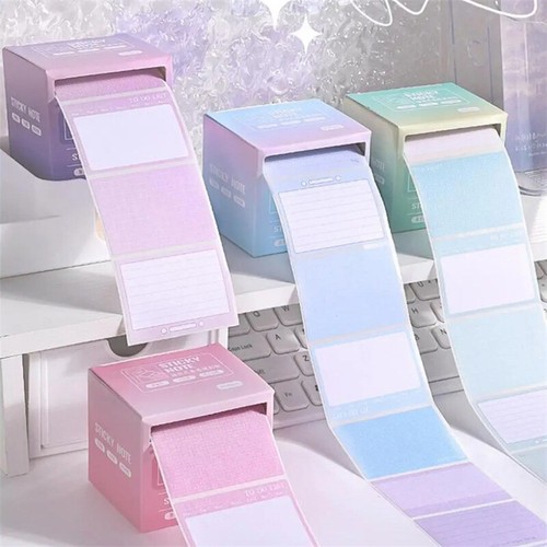 Pull Out Sticky Notes Note Paper Roll Removable Pull Out Note Box Small ...