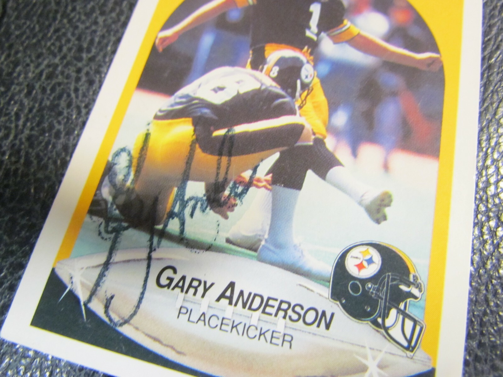 Gary Anderson Autographed Football Card JSA Auction Certified | eBay