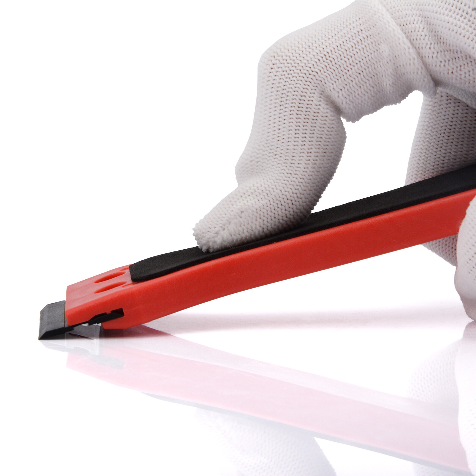 100Pcs Plastic Razor Blades + 2 Pcs Scraper Window Tint Residue Dust ...