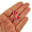 PinMart's Stroke Red Awareness Ribbon Enamel Lapel Pin | eBay
